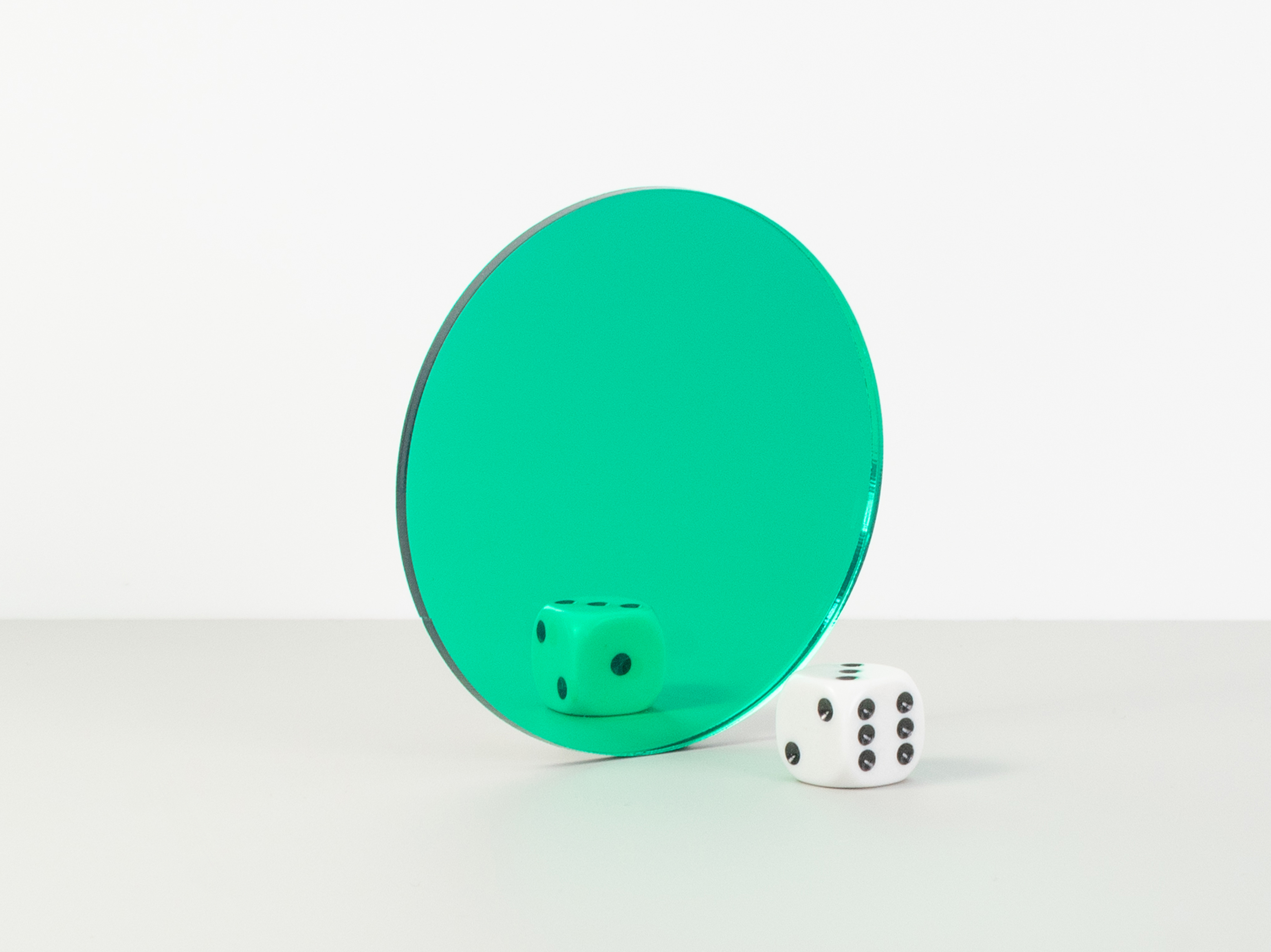 Coloured Acrylic Mirror Disc Cut to Size - Simply Plastics