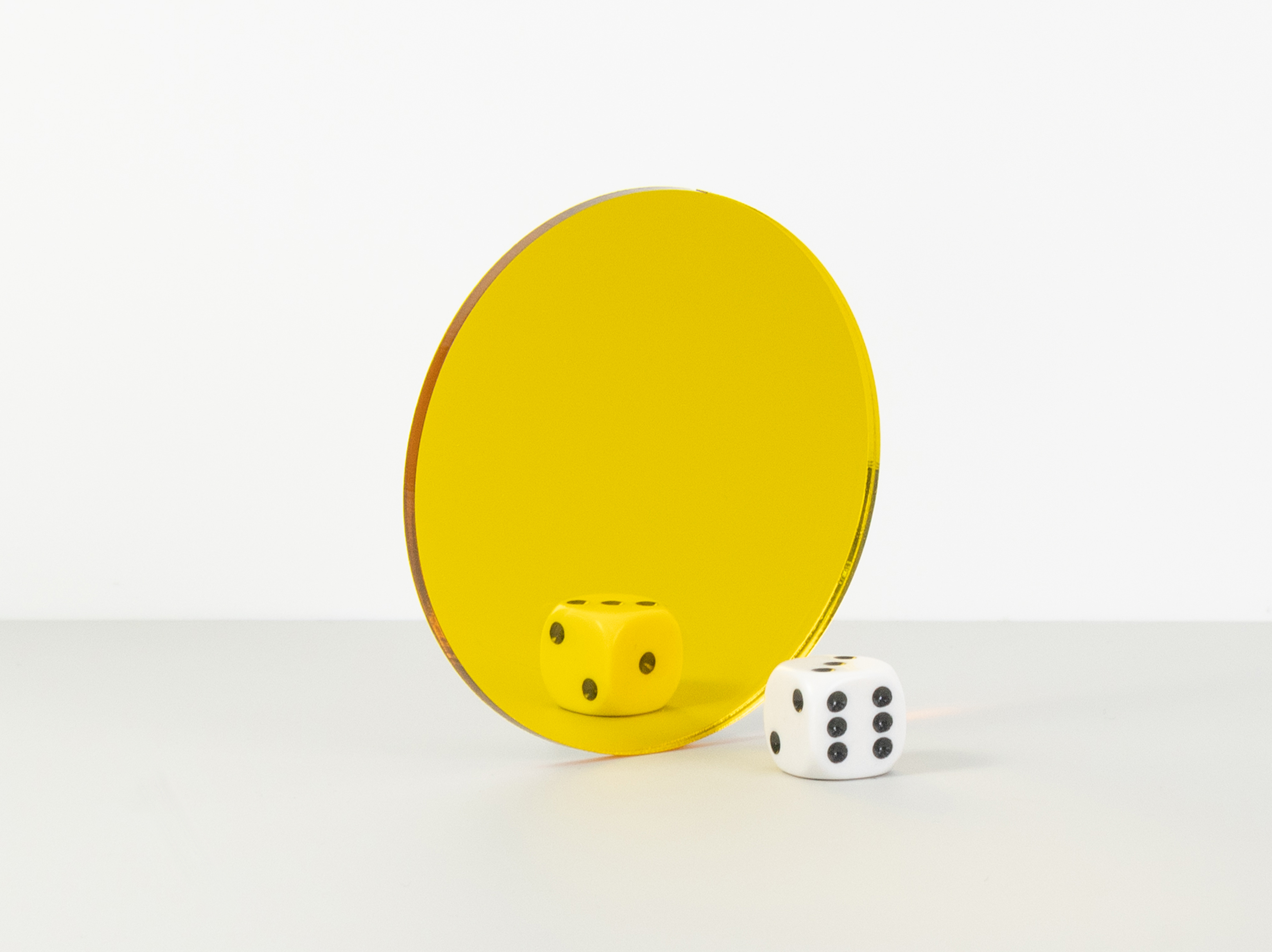 Coloured Acrylic Mirror Disc Cut to Size - Simply Plastics