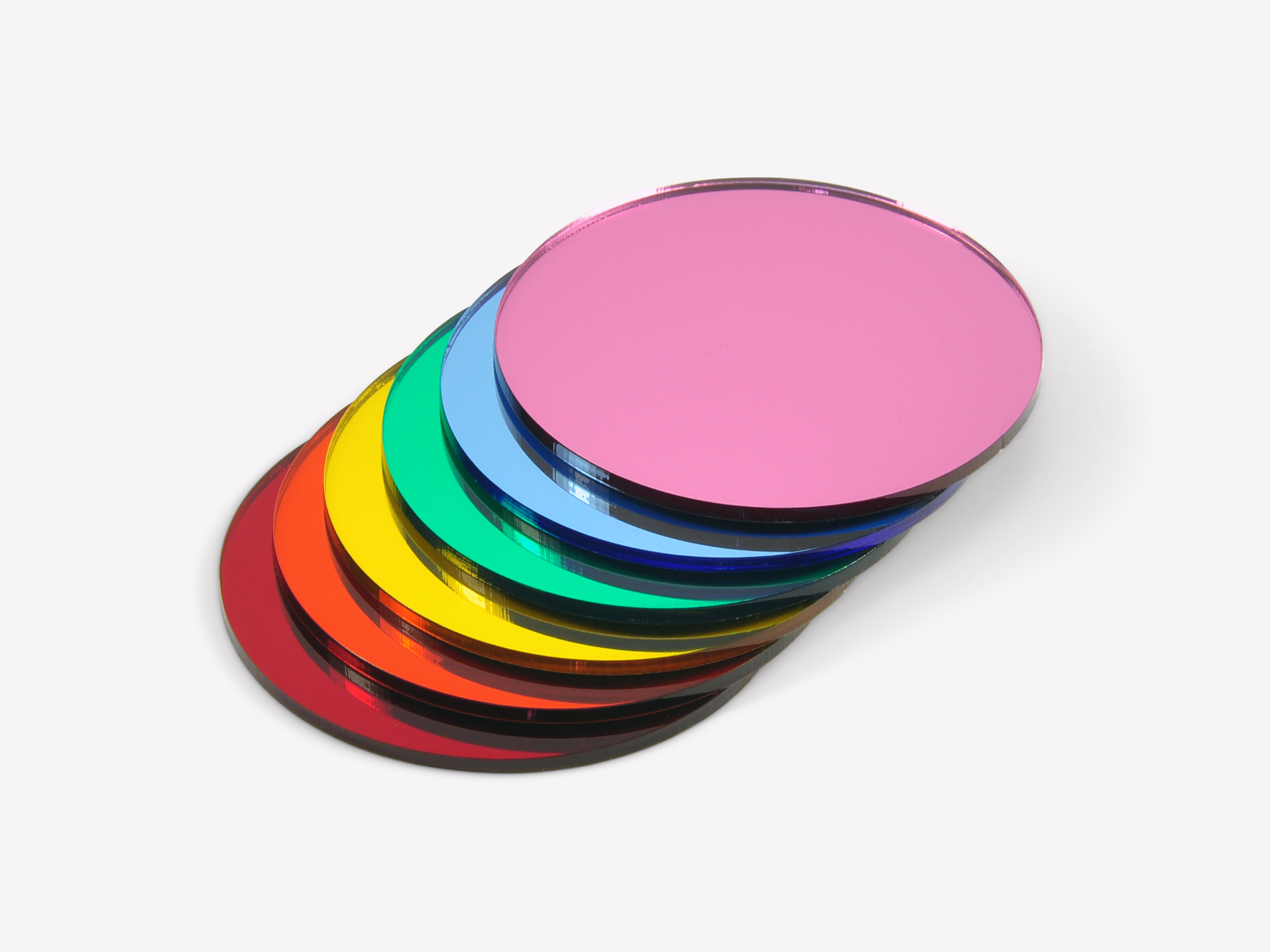 Coloured Acrylic Mirror Disc Cut to Size - Simply Plastics