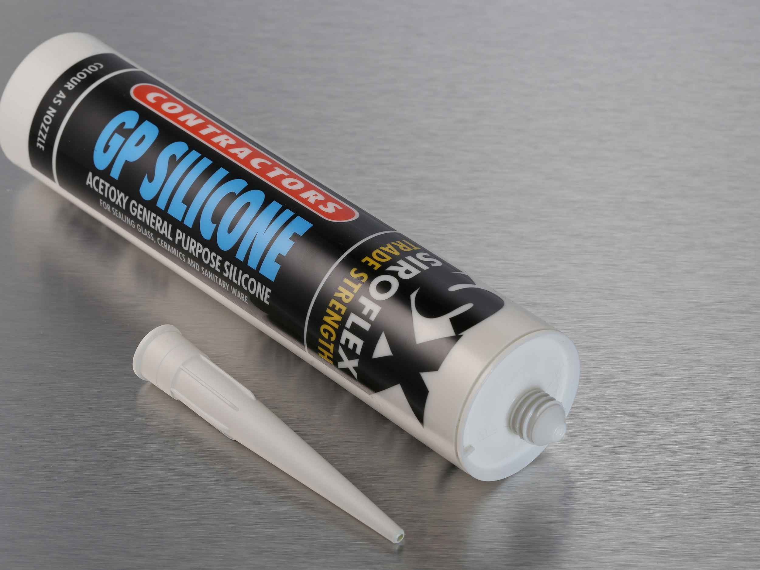 SX Siroflex Contractors GP Silicone (White) 300ml for PVC Cladding ...
