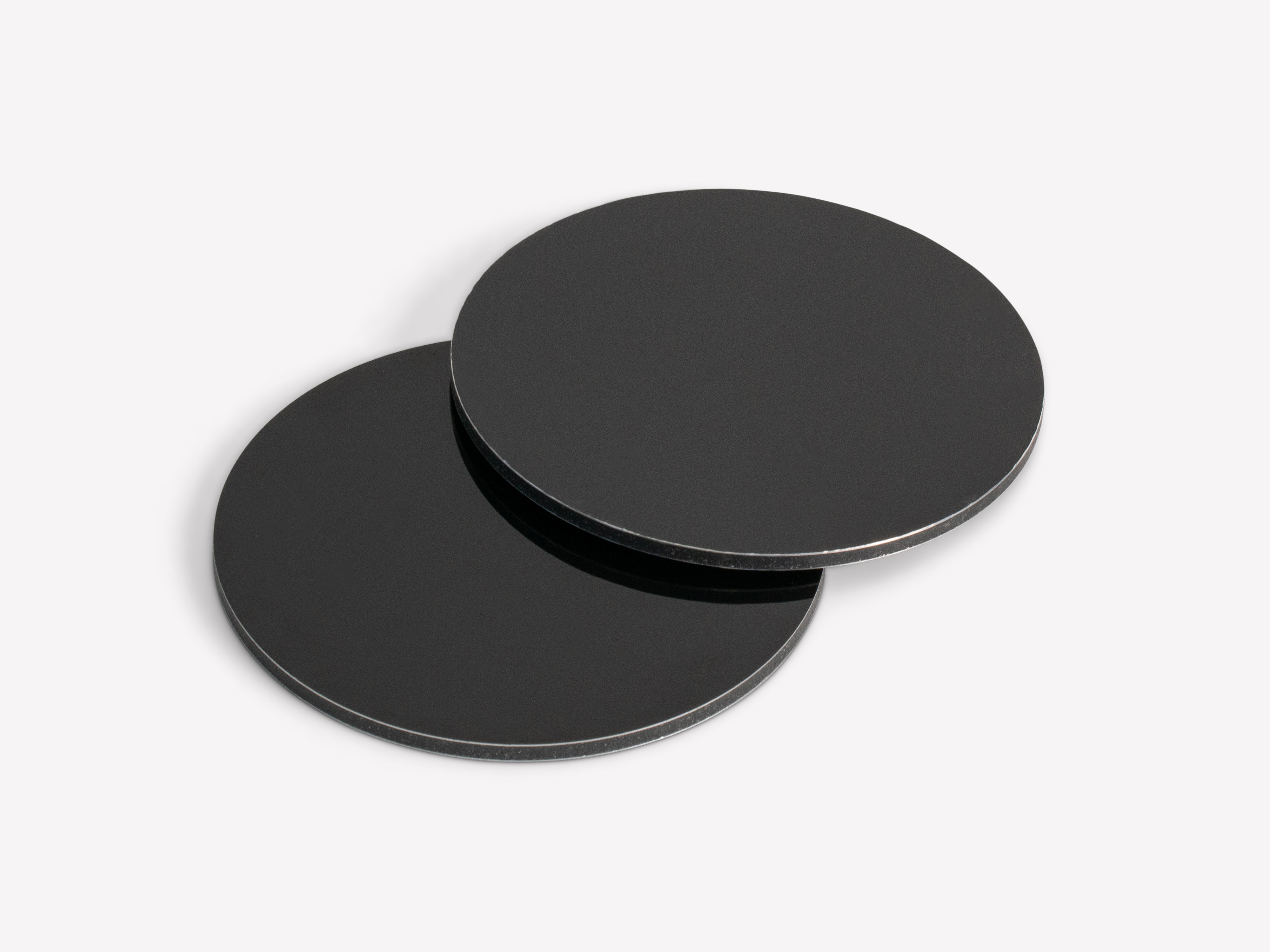 Black Aluminium Composite Disc Cut to Size - Simply Plastics