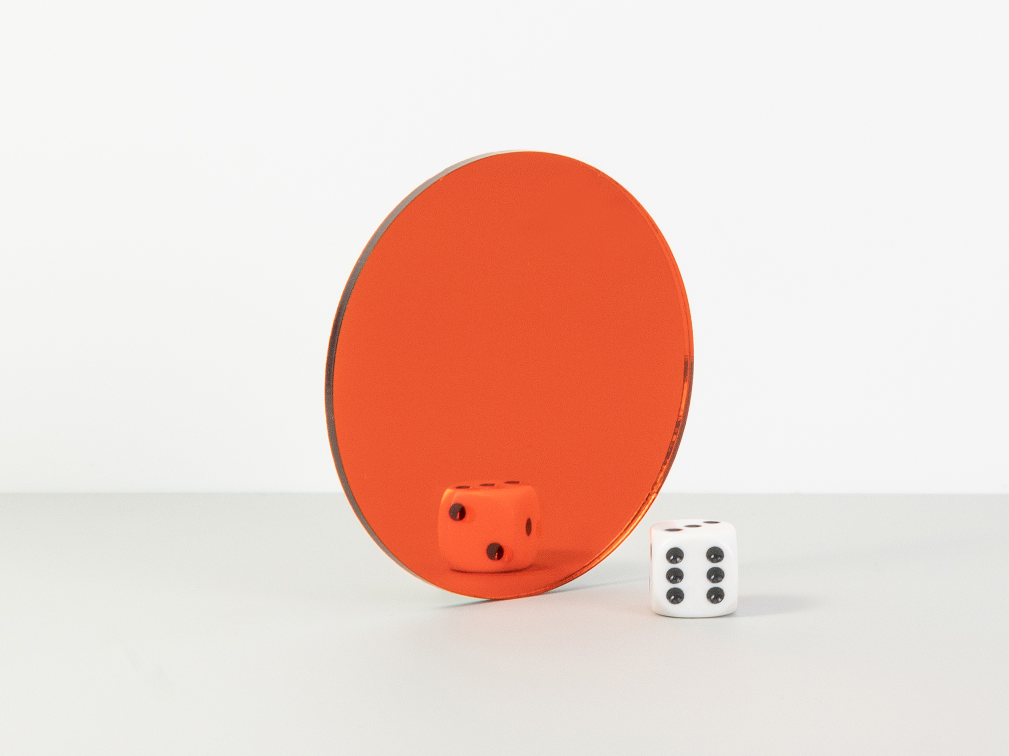 Coloured Acrylic Mirror Disc Cut to Size - Simply Plastics